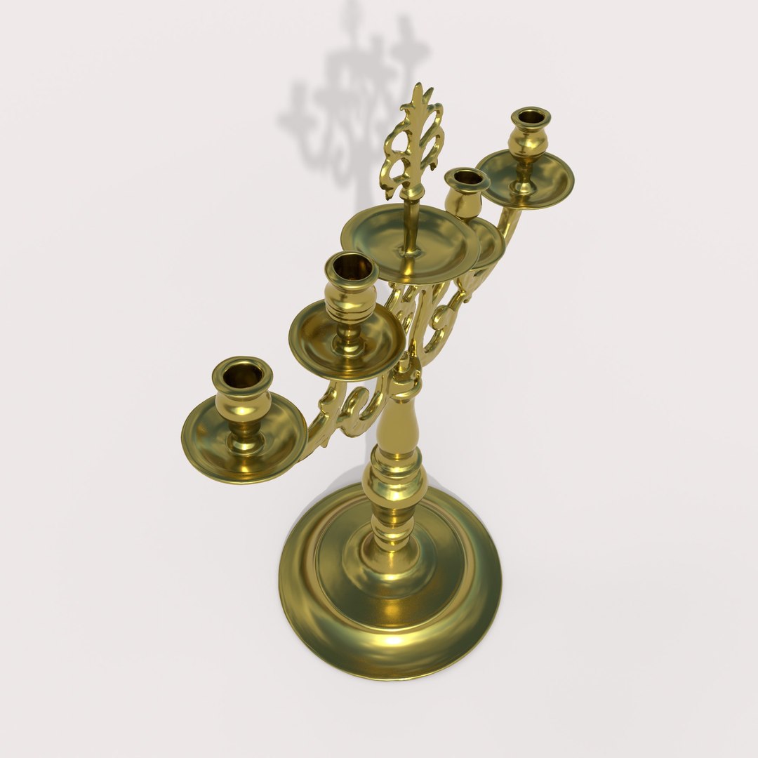 Candlestick 3D Model - TurboSquid 2252174