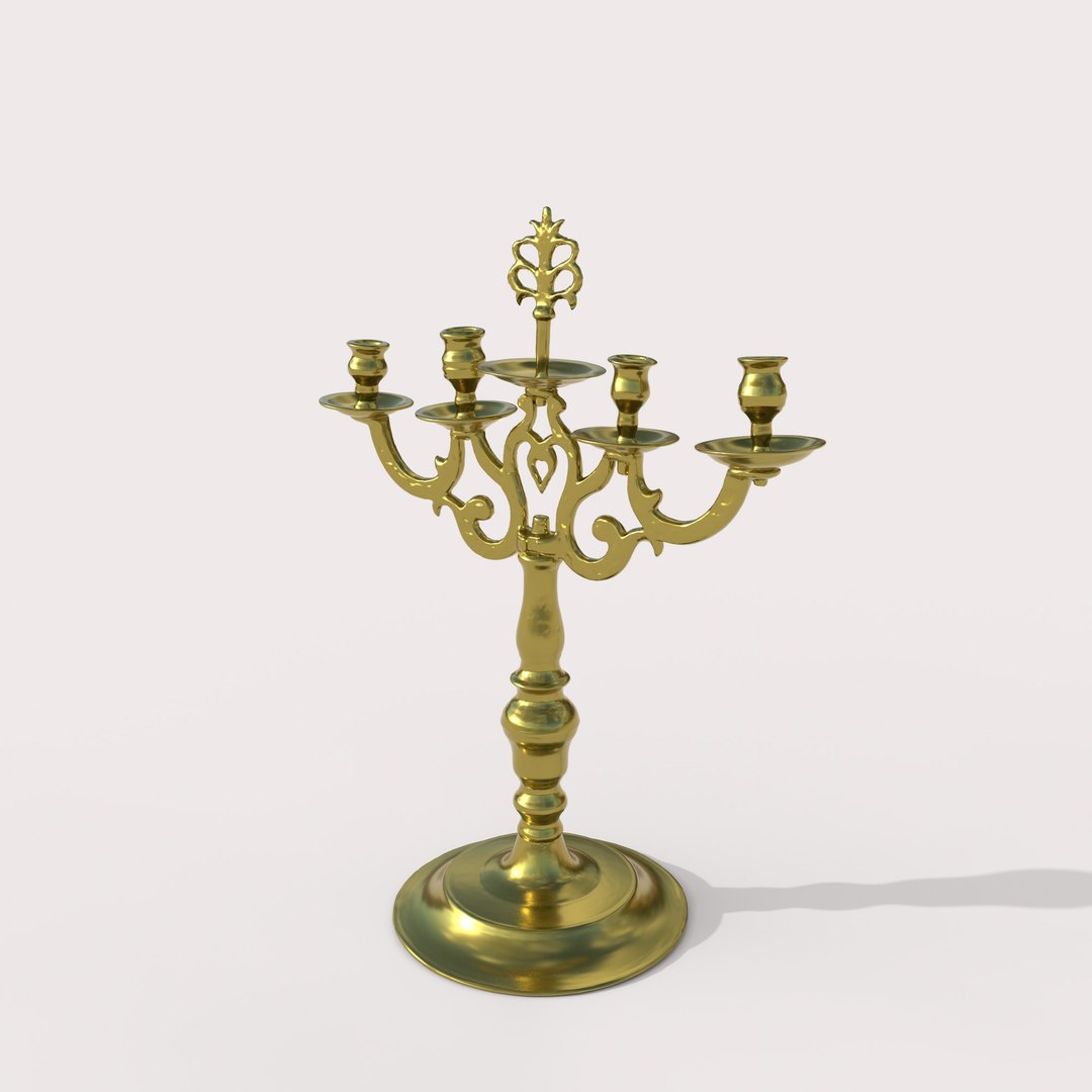 Candlestick 3D Model - TurboSquid 2252174
