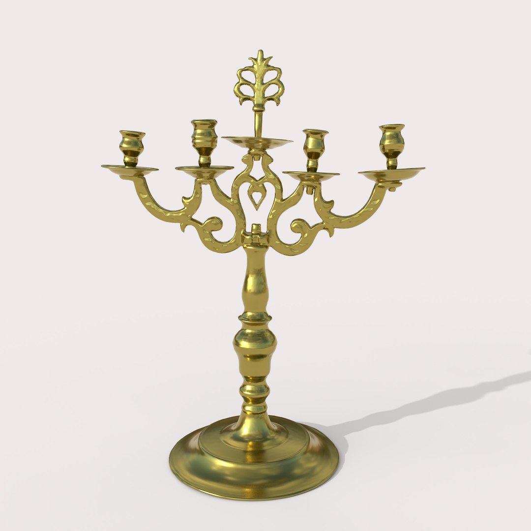 Candlestick 3D Model - TurboSquid 2252174