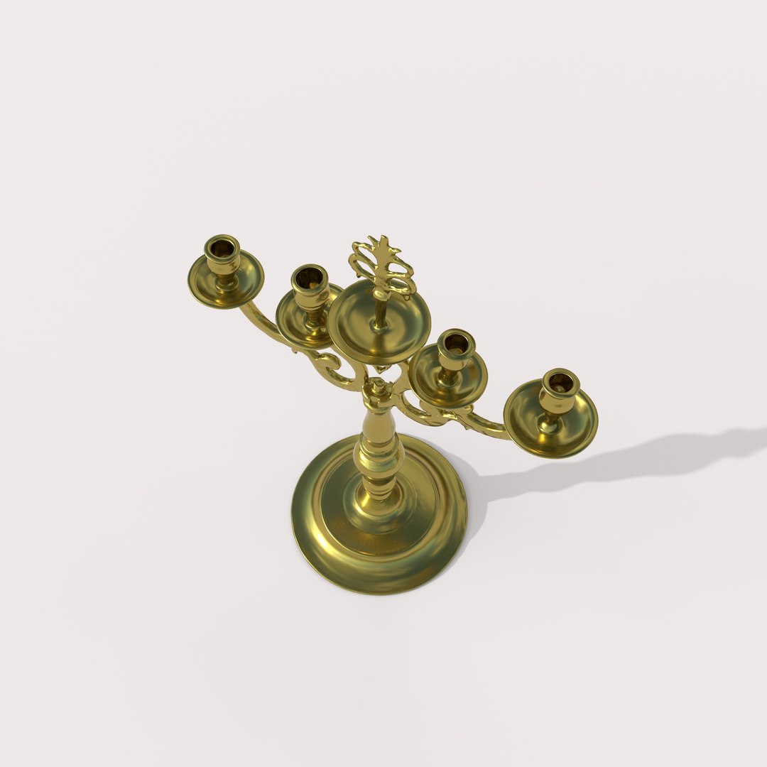 Candlestick 3D Model - TurboSquid 2252174
