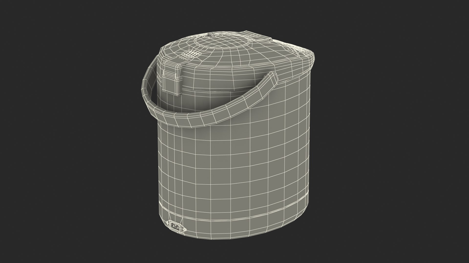 3D Model Electric Thermo Pot Addis 3L - TurboSquid 2004287