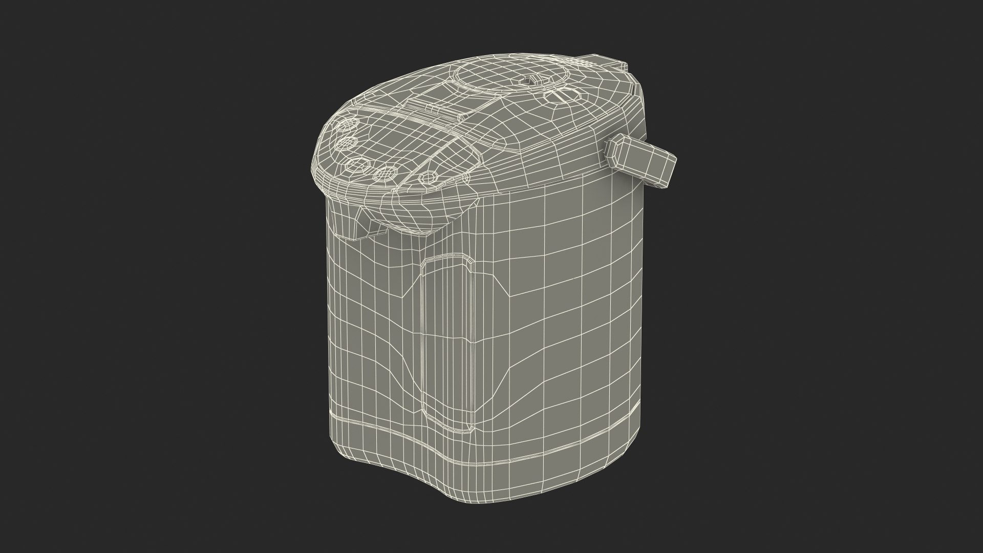 3D Model Electric Thermo Pot Addis 3L - TurboSquid 2004287