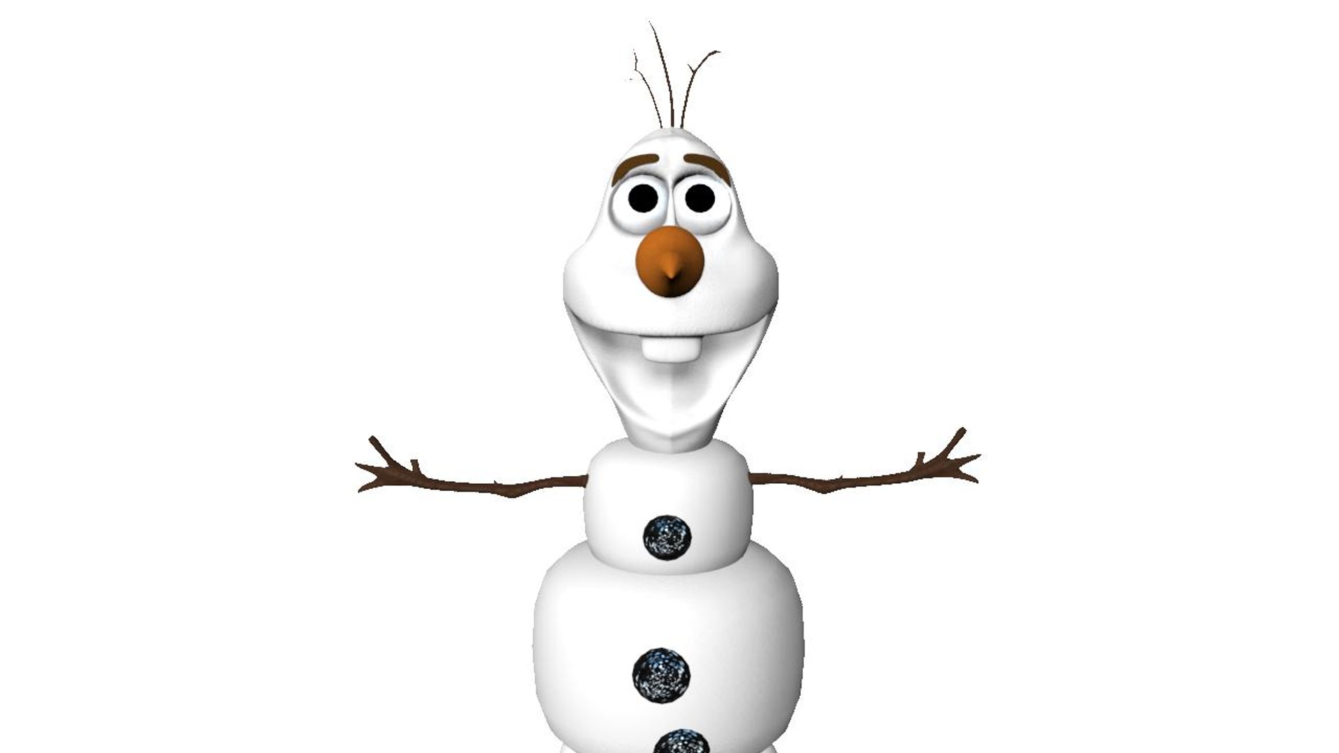 Maya Snowman Character Olaf