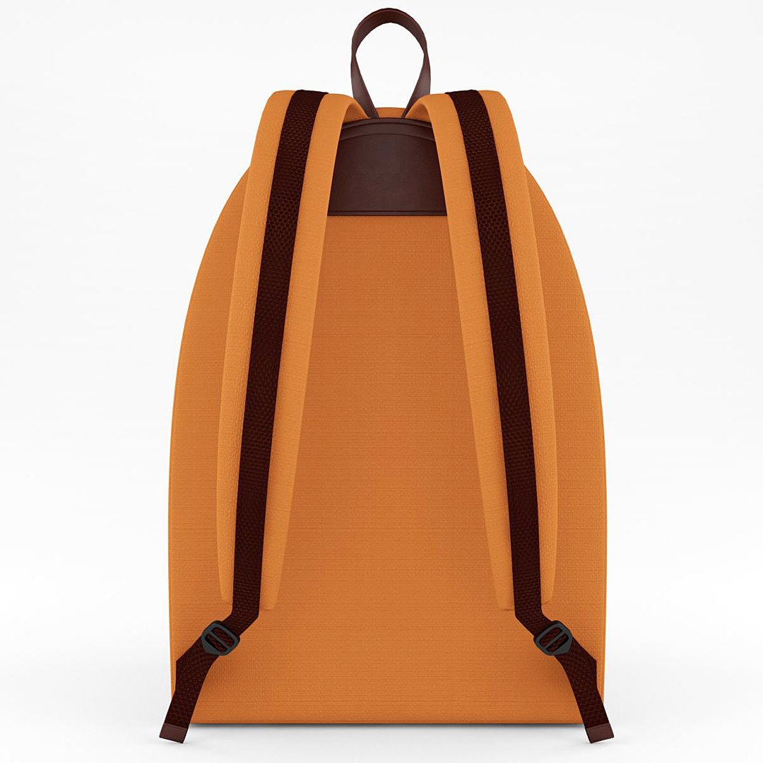 3d Backpack Accessories Model