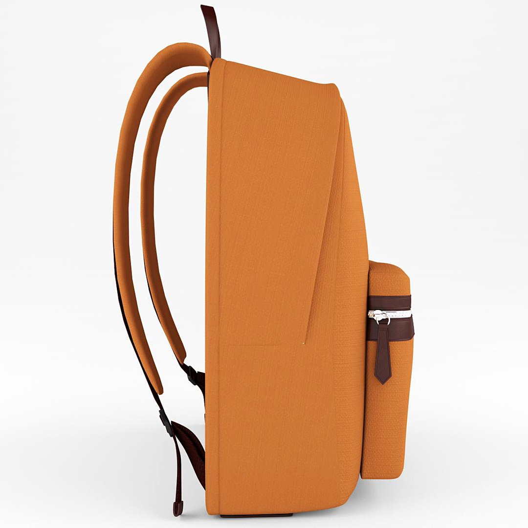 3d Backpack Accessories Model