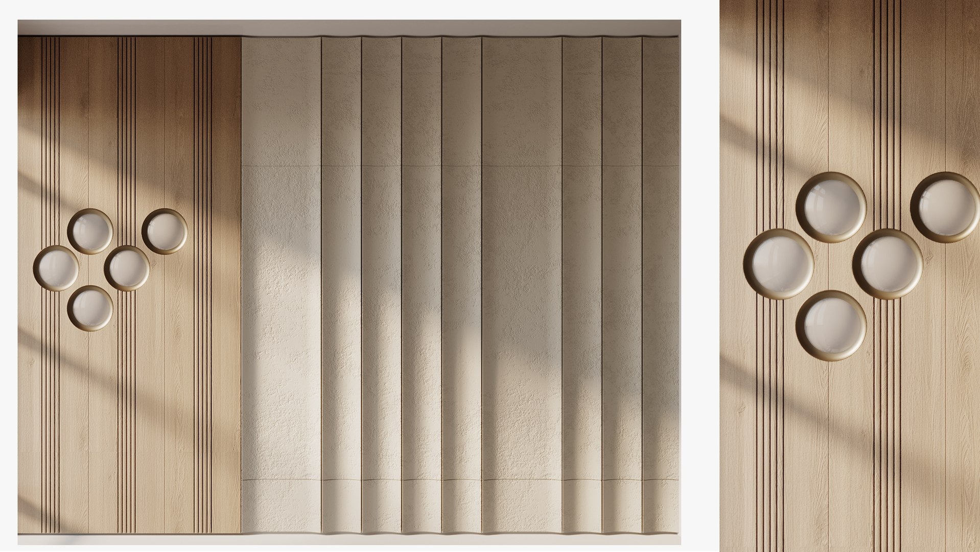 3D Model Collection Of 8 Wall Panels - TurboSquid 2201985