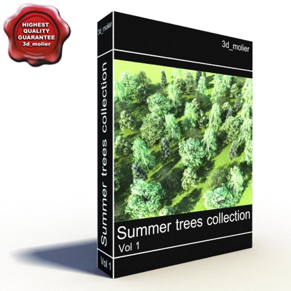 3d model of oak tree pl