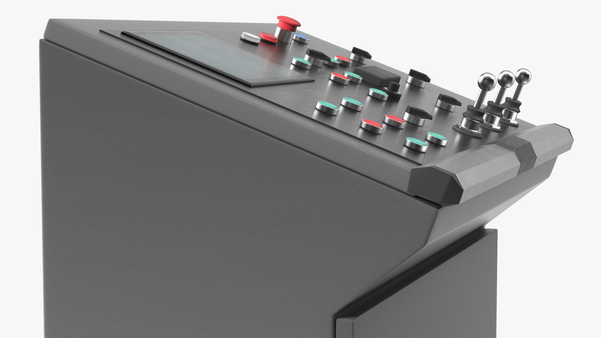 Control Desk Panel Dark 3D model - TurboSquid 2156959