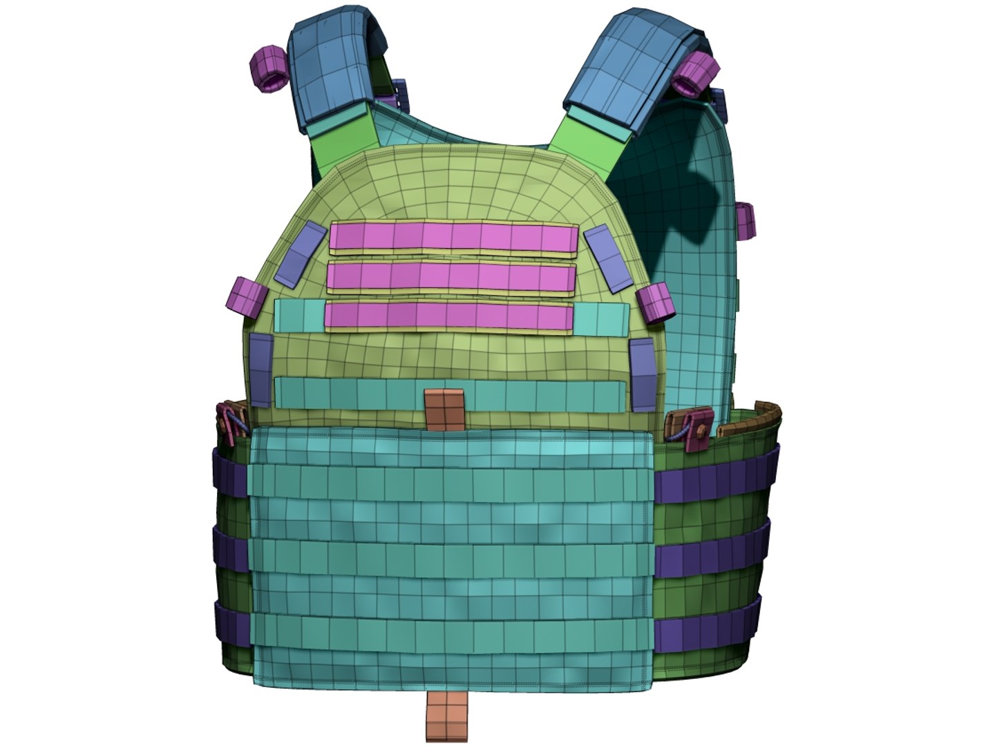 Lbt-6094 Modular Plate Carrier 3D Model - TurboSquid 1625118