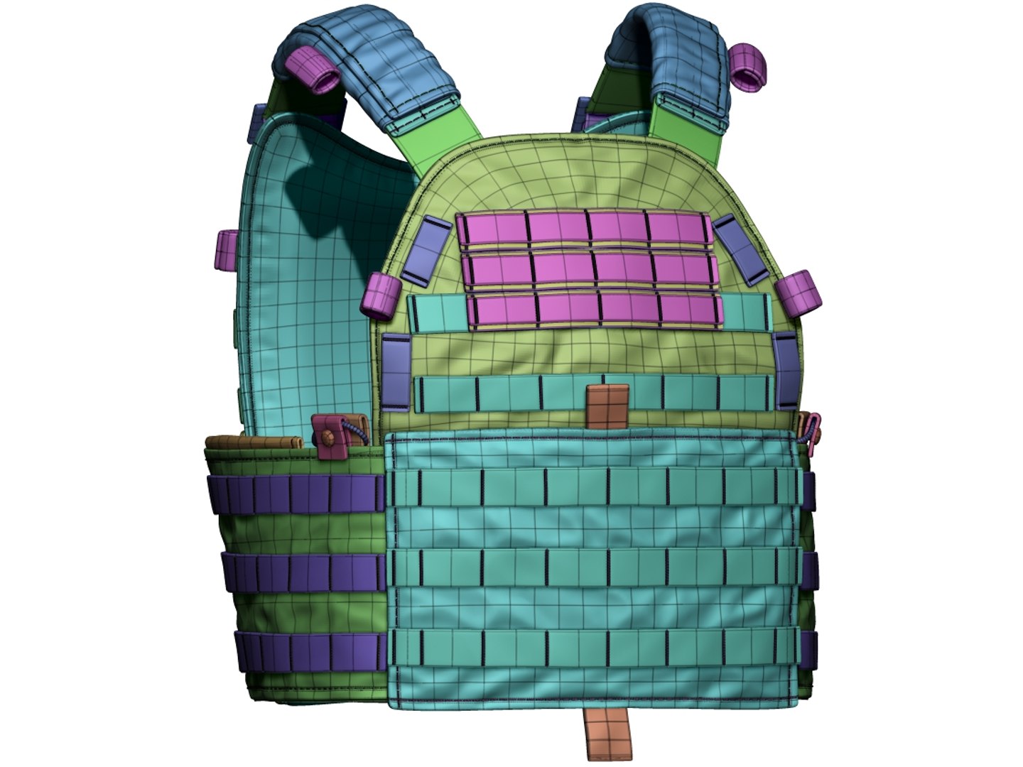 Lbt-6094 Modular Plate Carrier 3D Model - TurboSquid 1625118