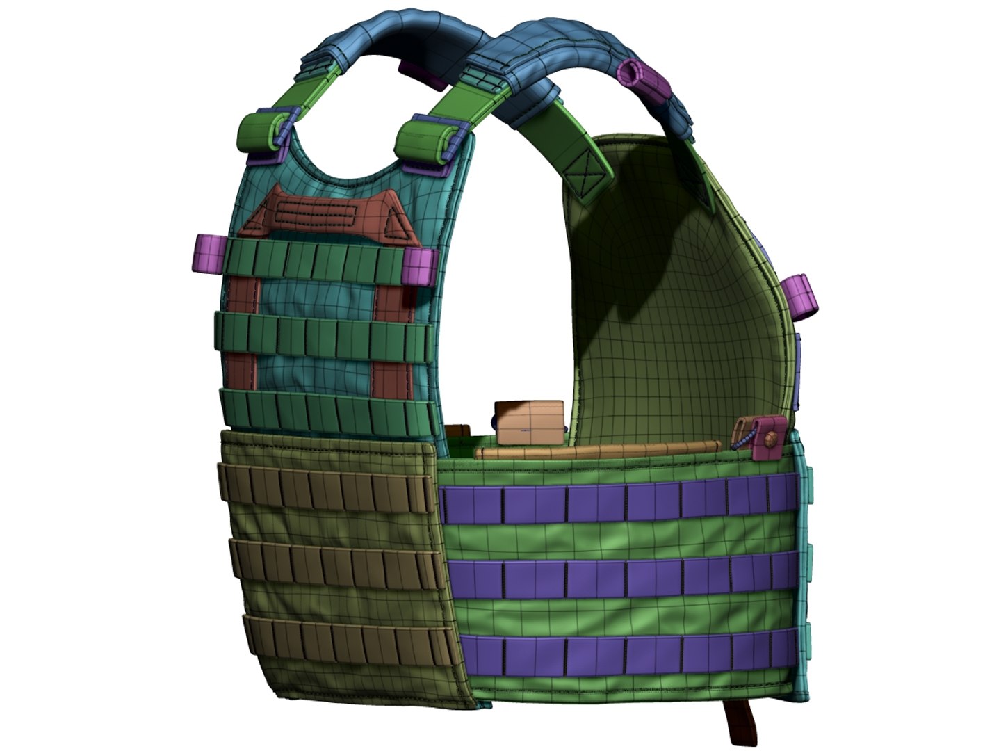 Lbt-6094 Modular Plate Carrier 3D Model - TurboSquid 1625118