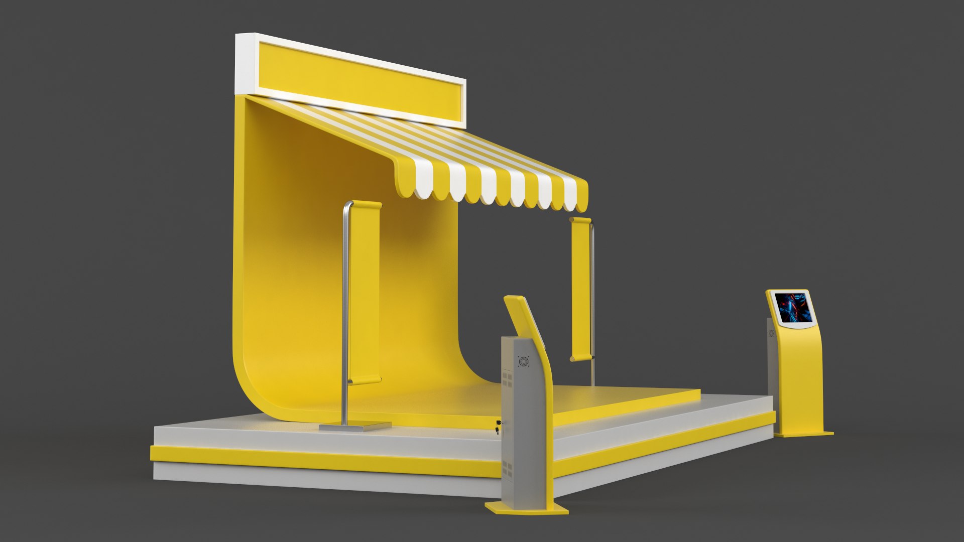 3D Exhibition Booth - TurboSquid 2273963