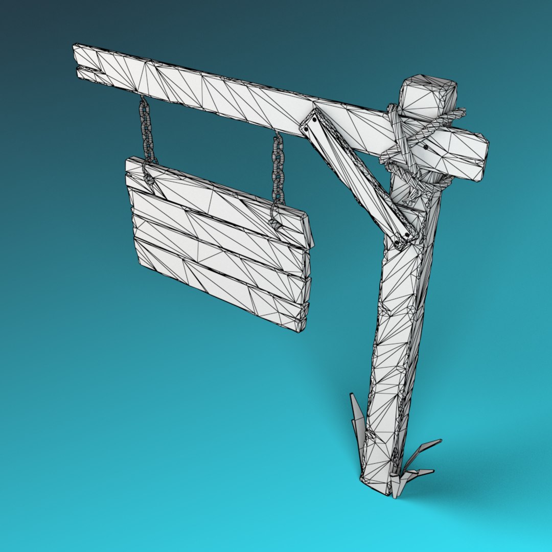 3D model sign post - TurboSquid 1150805