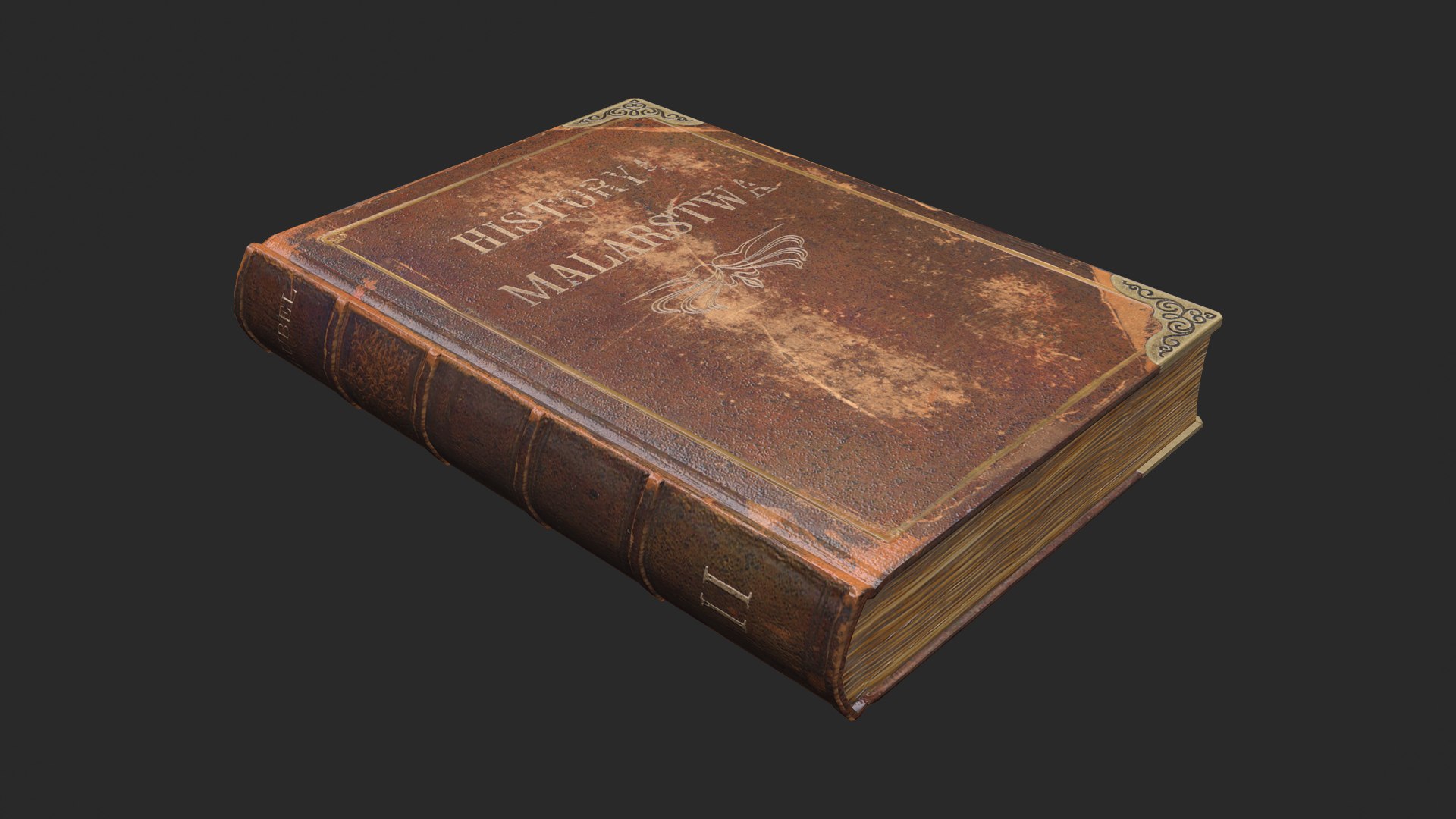 3D Book Antique - TurboSquid 1450639