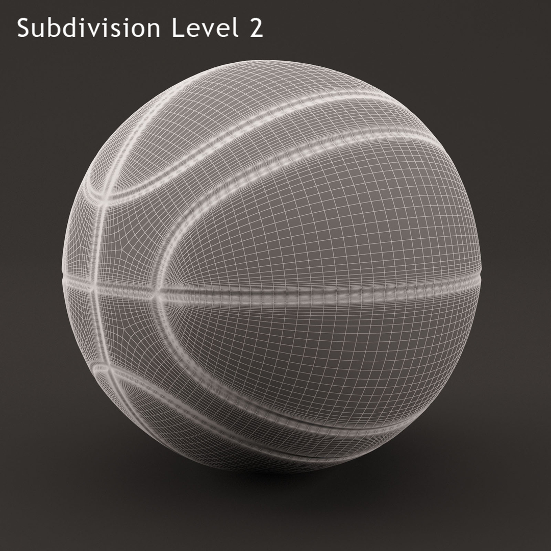 ball basketball basket 3d model