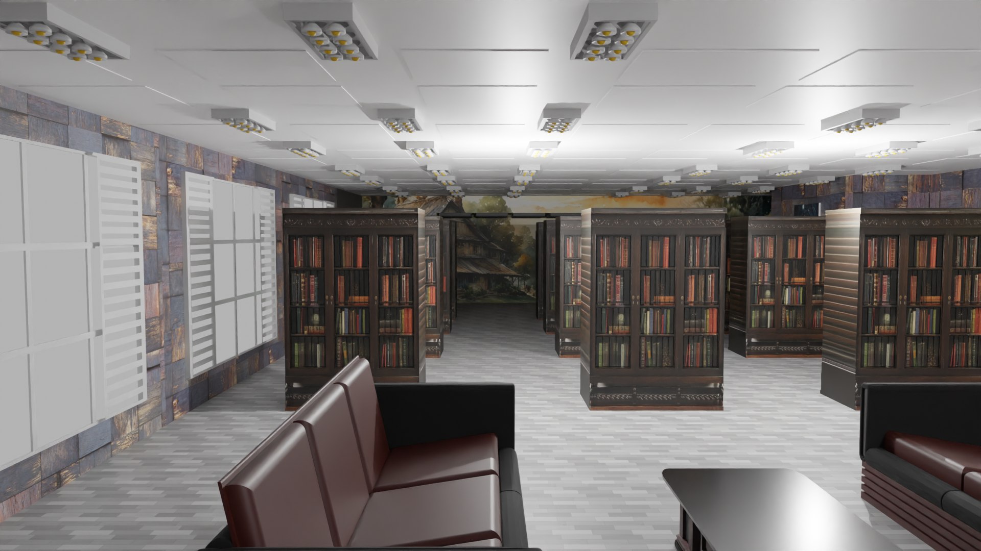 Library Interior 3D - TurboSquid 2177254