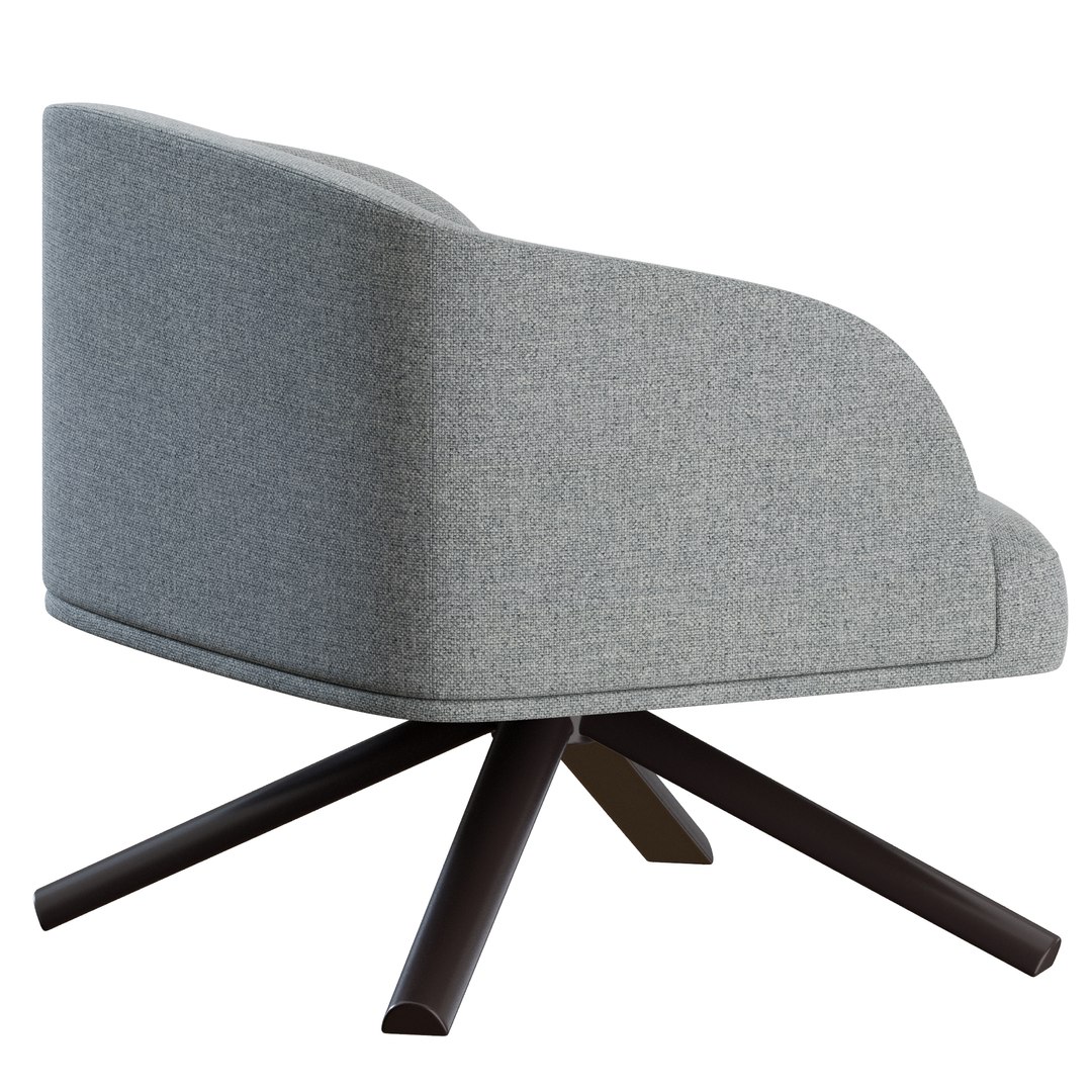 Timo Trestle Easy Chair By La Cividina Model - TurboSquid 2347825