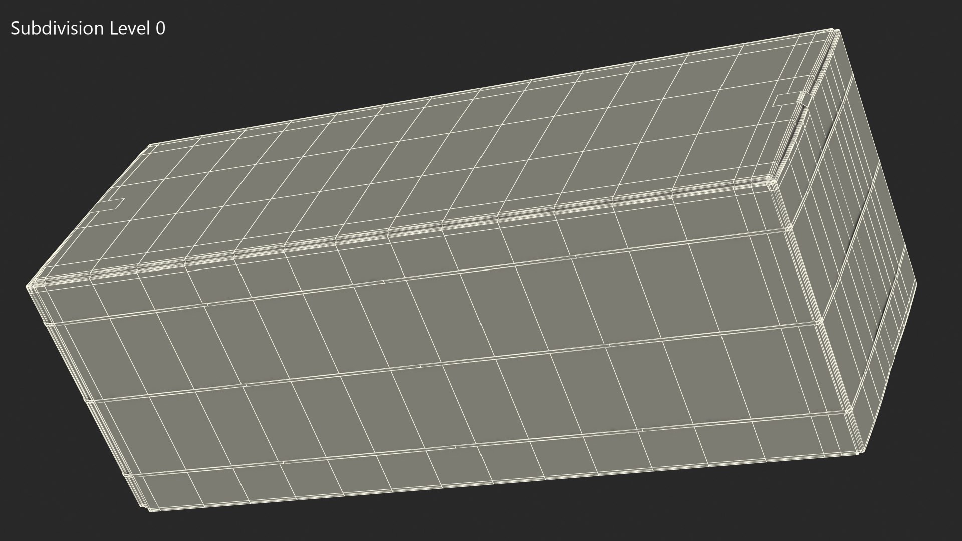 3D Model Old Fridge Cardboard Package Box - TurboSquid 2117248