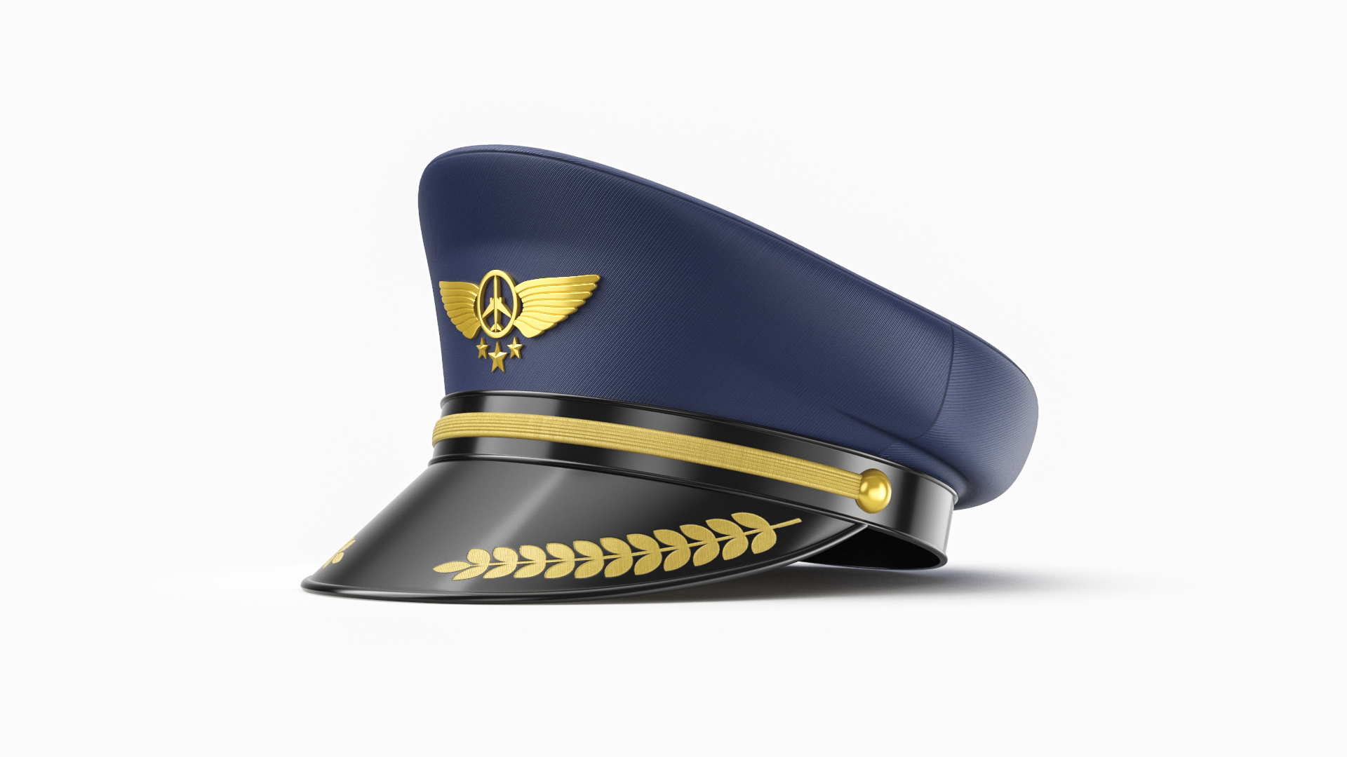 3D Pilot Hat 03 Model - TurboSquid 2336647