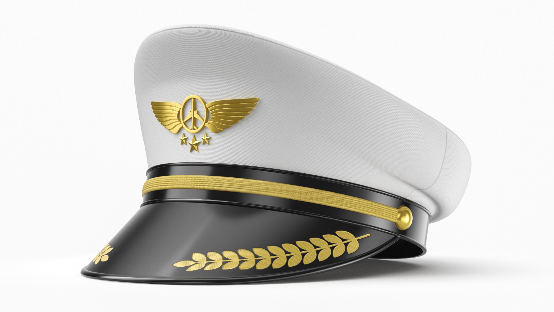 3D Pilot Hat 03 Model - TurboSquid 2336647