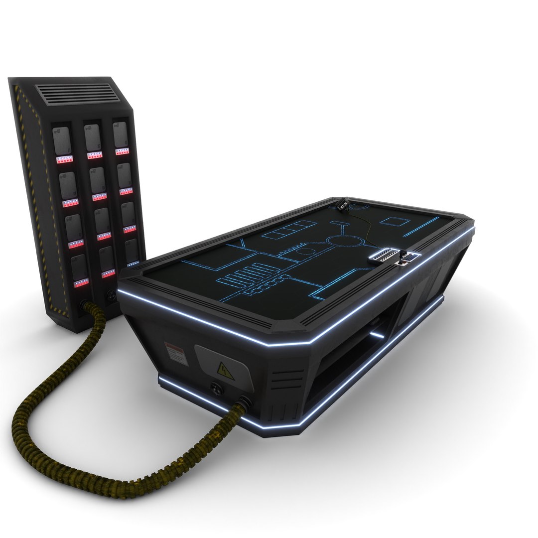 3D Model Tactical Hub Table - TurboSquid 2397302