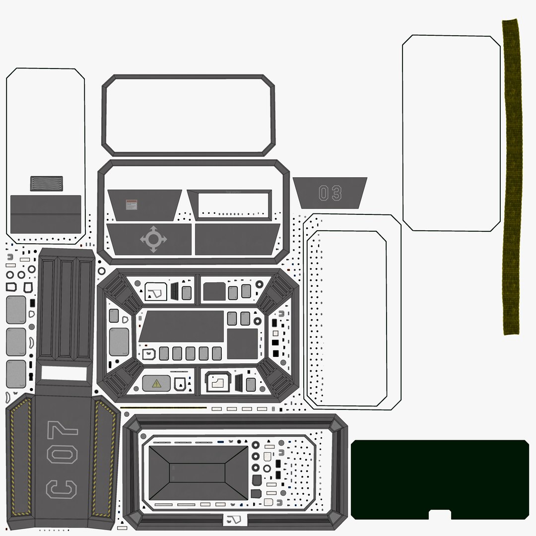 3D Model Tactical Hub Table - TurboSquid 2397302