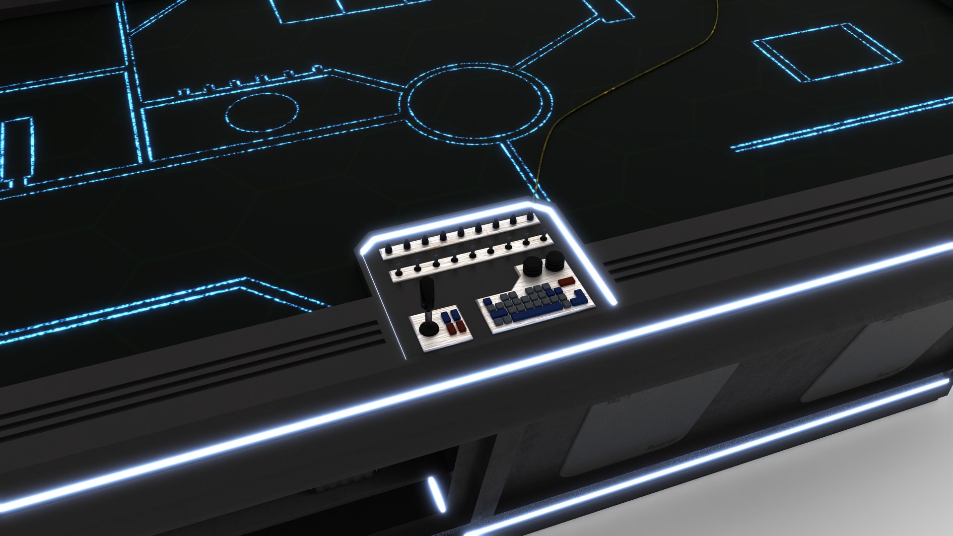 3D Model Tactical Hub Table - TurboSquid 2397302