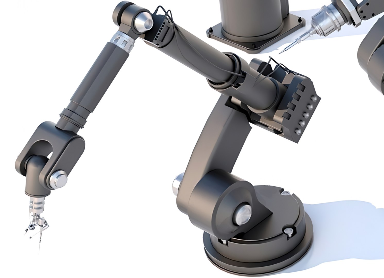 Robot Arms Collection Articulated Arm Industrial Robot Arm 3D Model ...