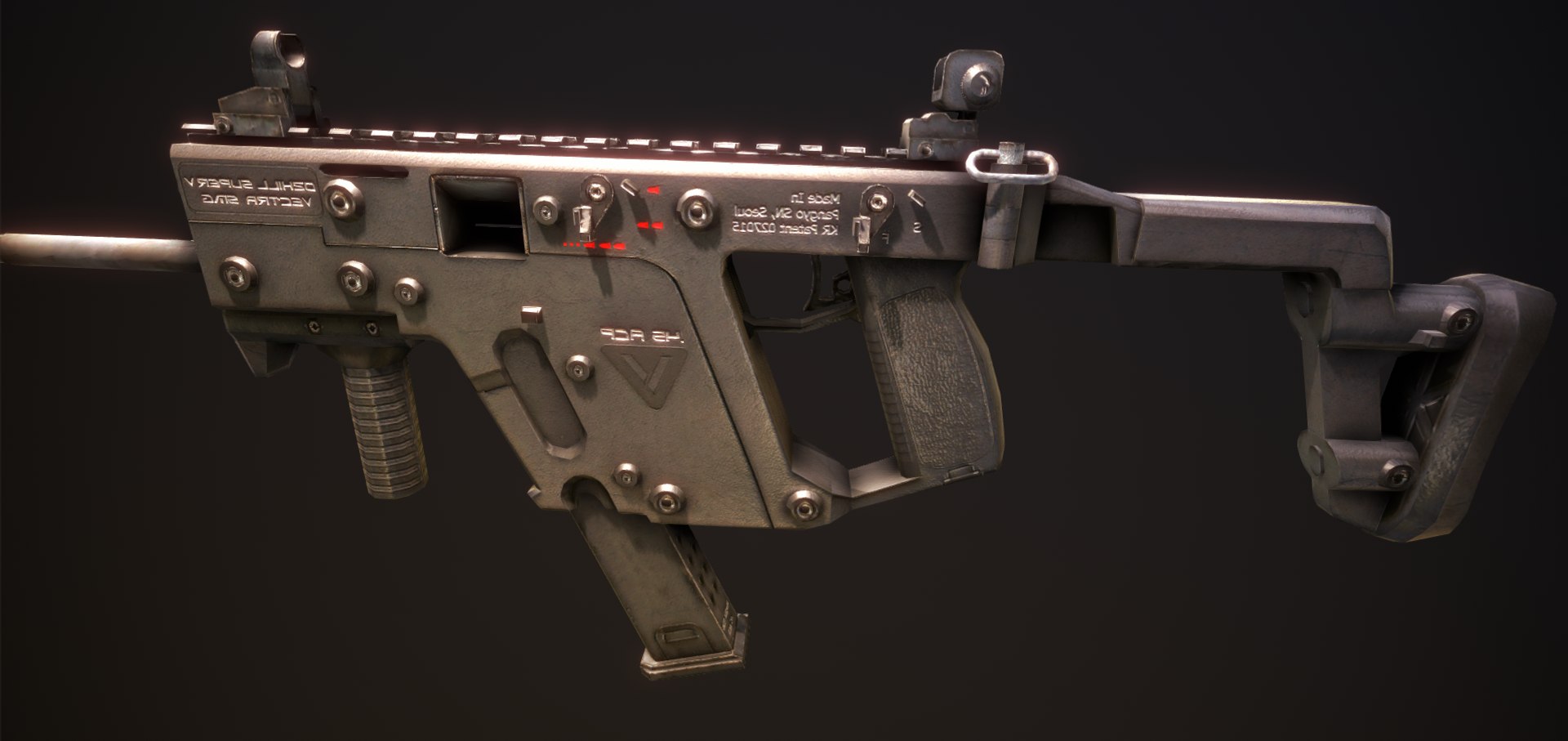 Kriss Vector Model - TurboSquid 1361805