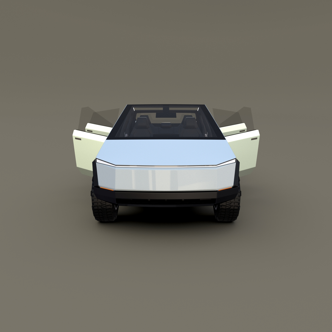 3D model tesla cybertruck chassis interior - TurboSquid 1520398