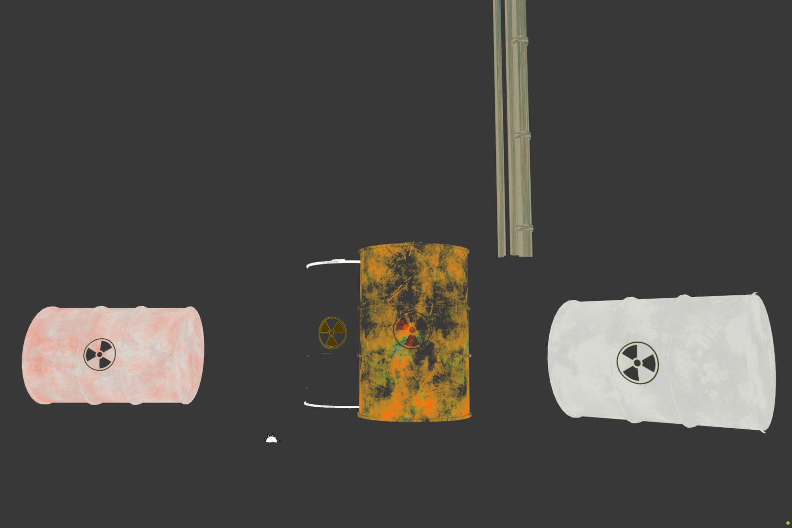 Radioactive Barrels 3D Model - TurboSquid 1819149