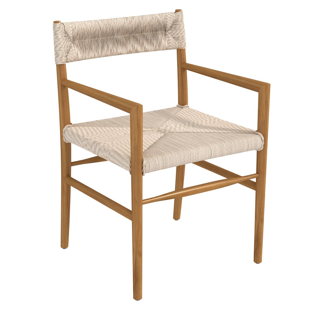 3D Lomas Outdoor Dining Armchair Four Hands Model - TurboSquid 2390369