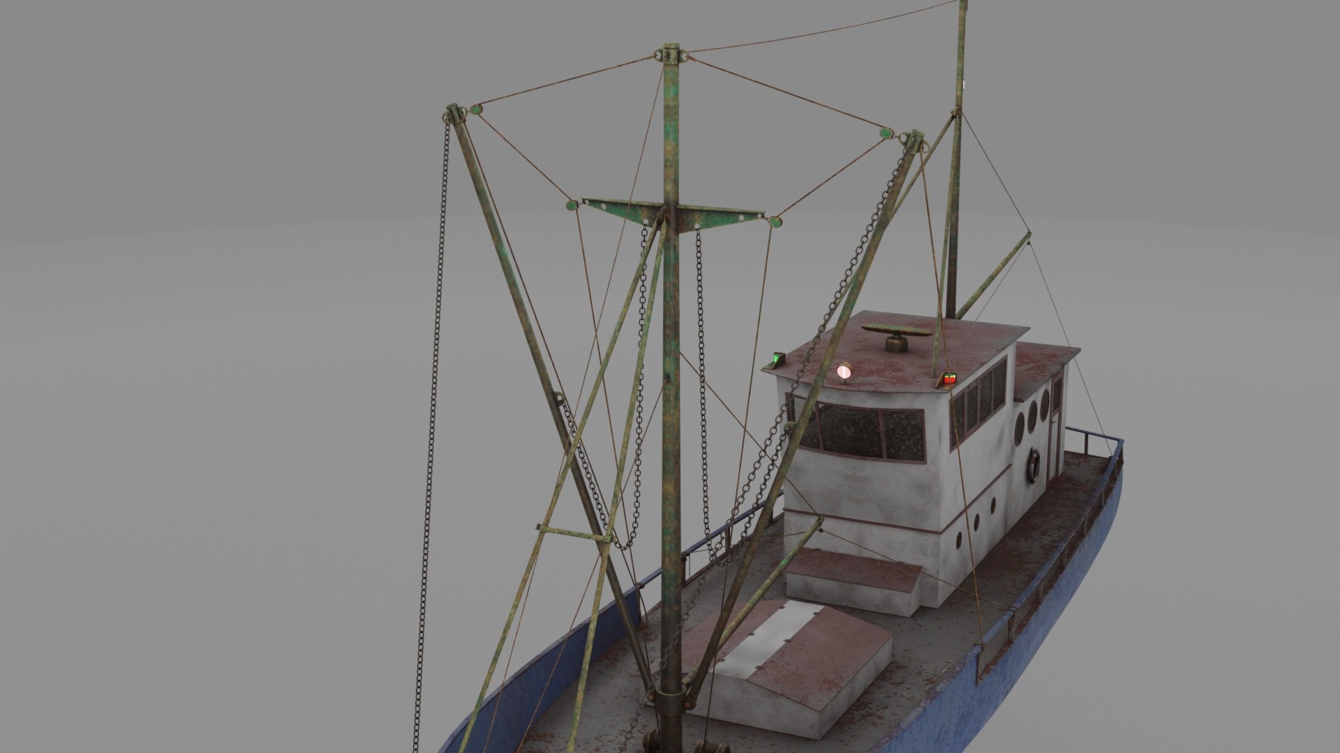 Old Steel Fishing Boat 3D - TurboSquid 2020768
