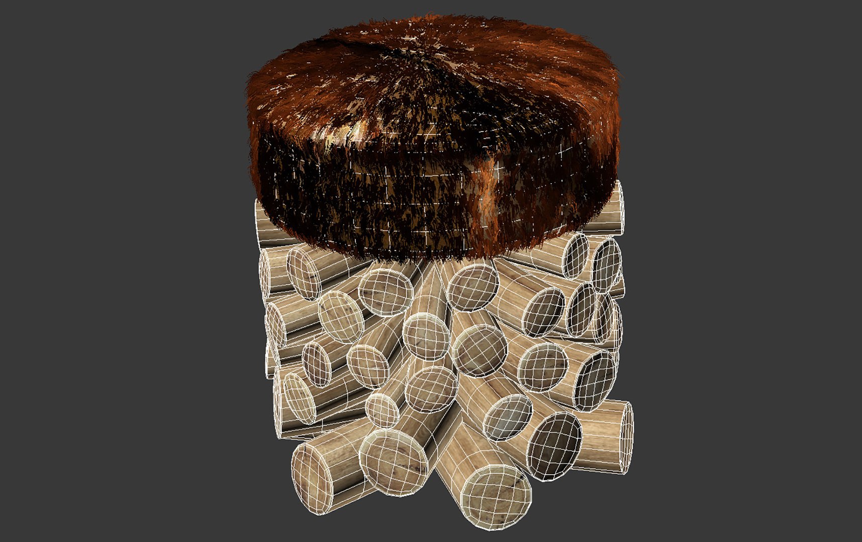 Poof Round PIER 3D Model - TurboSquid 1952715