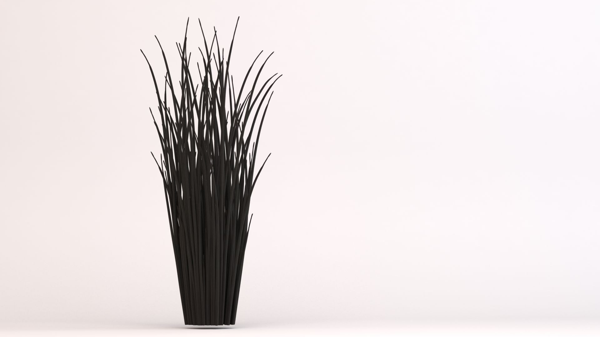 3D Model Black Reed Grass - TurboSquid 1656014