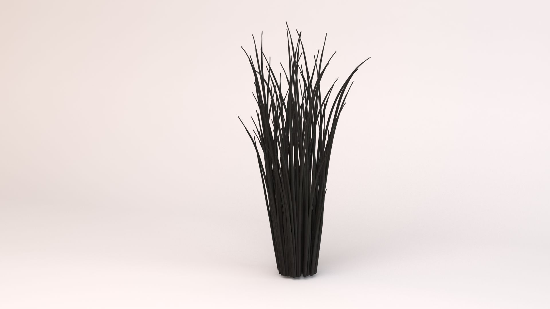 3D Model Black Reed Grass - TurboSquid 1656014