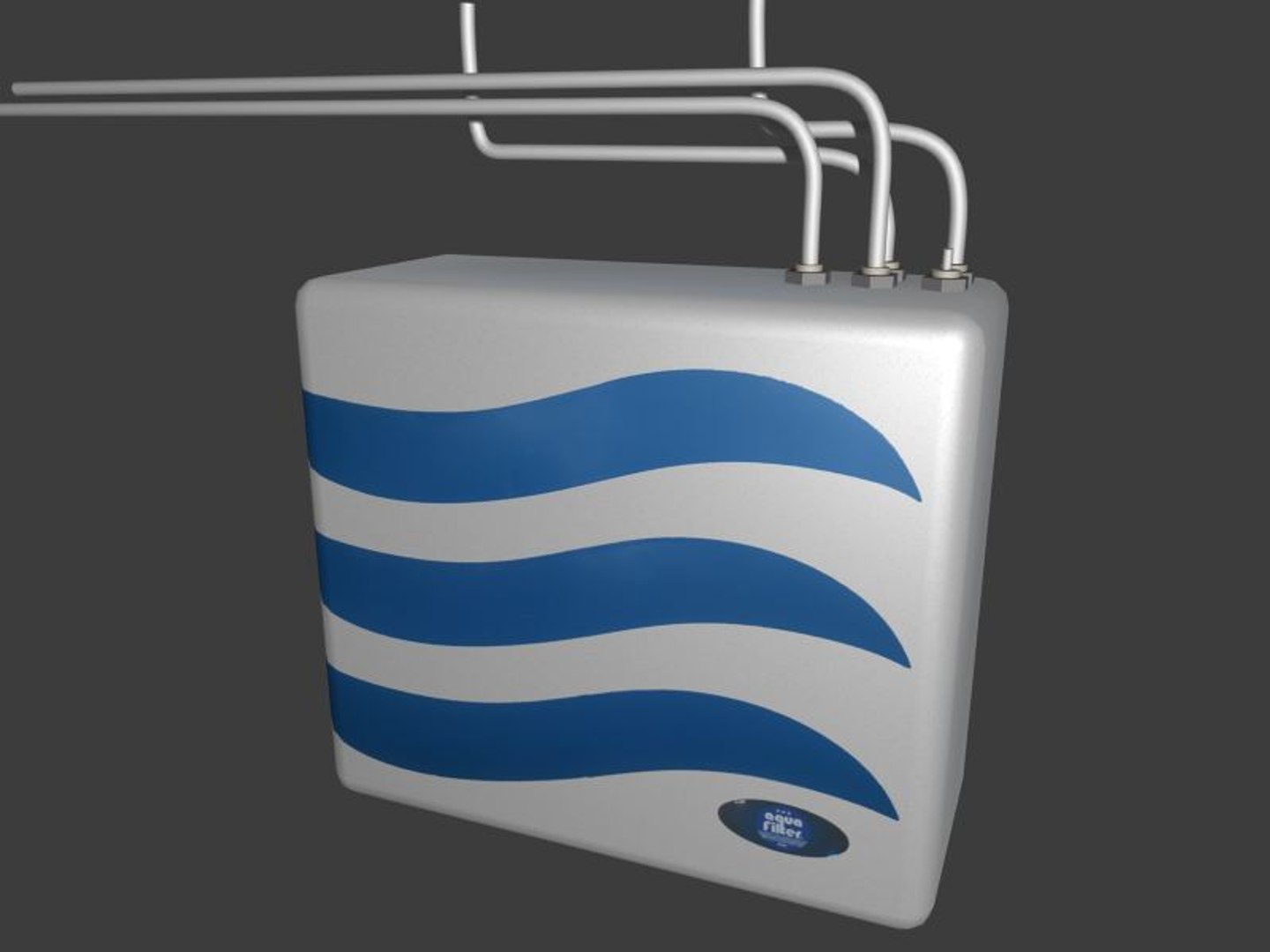 3d Water Filter Model