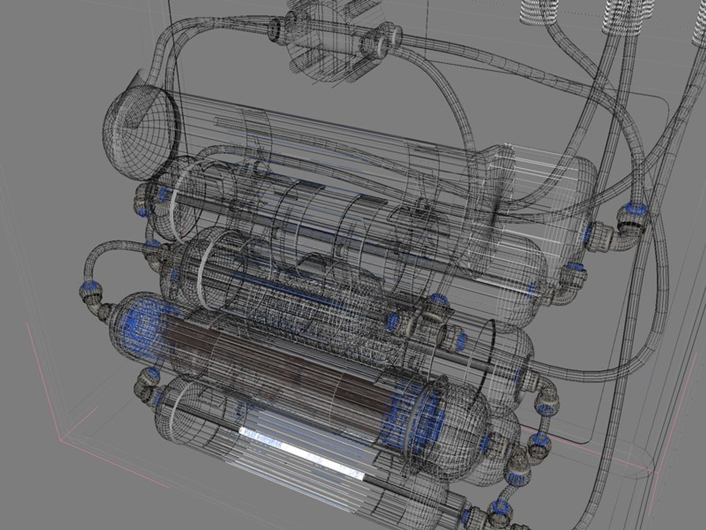 3d Water Filter Model