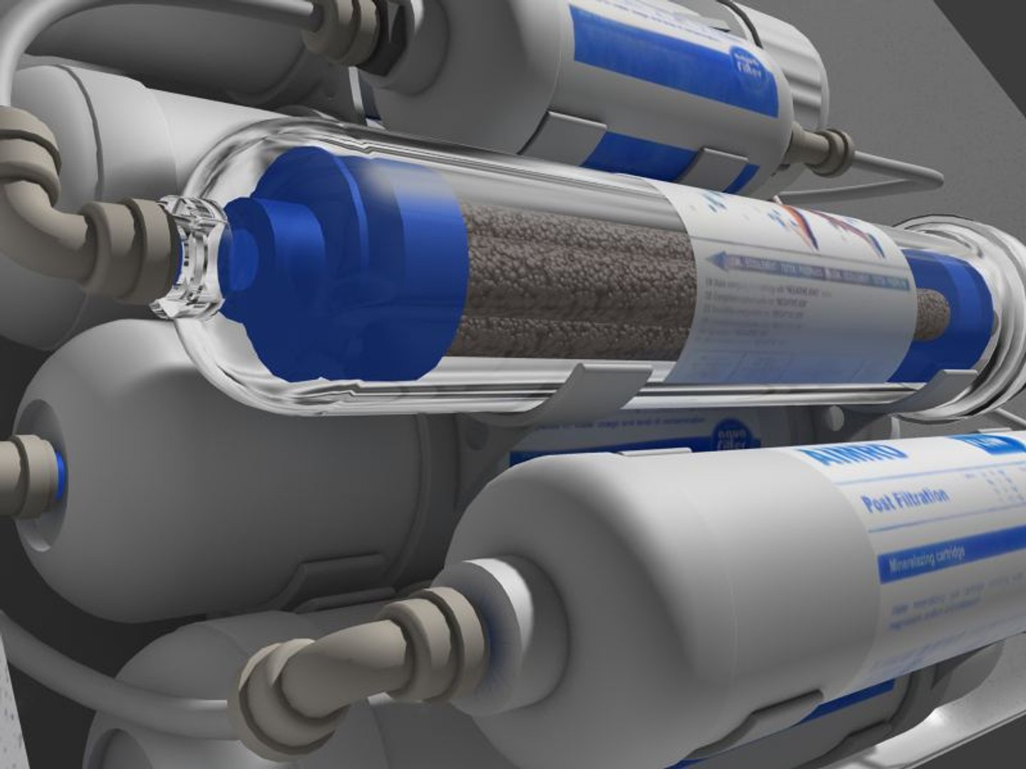 3d Water Filter Model