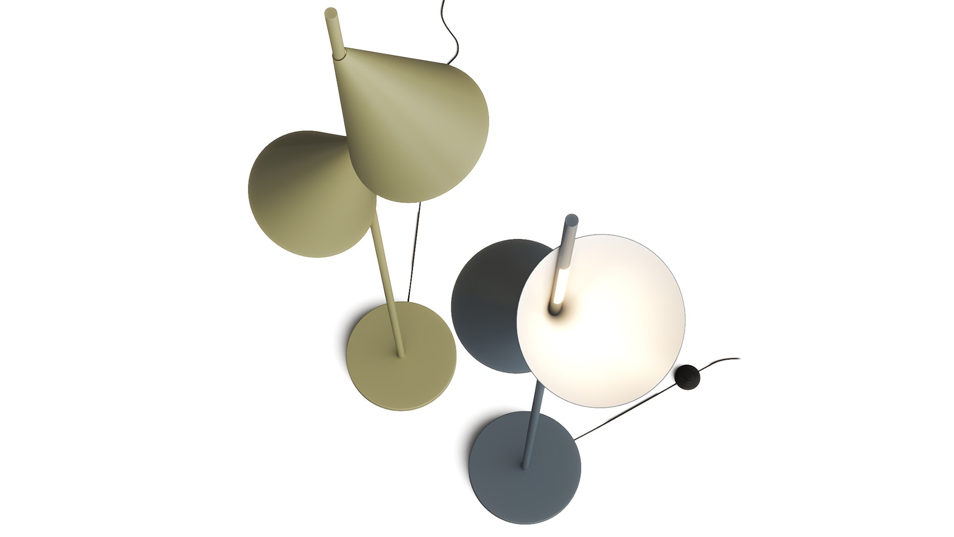 3D Cone FOC Floor Lamp model - TurboSquid 2111922