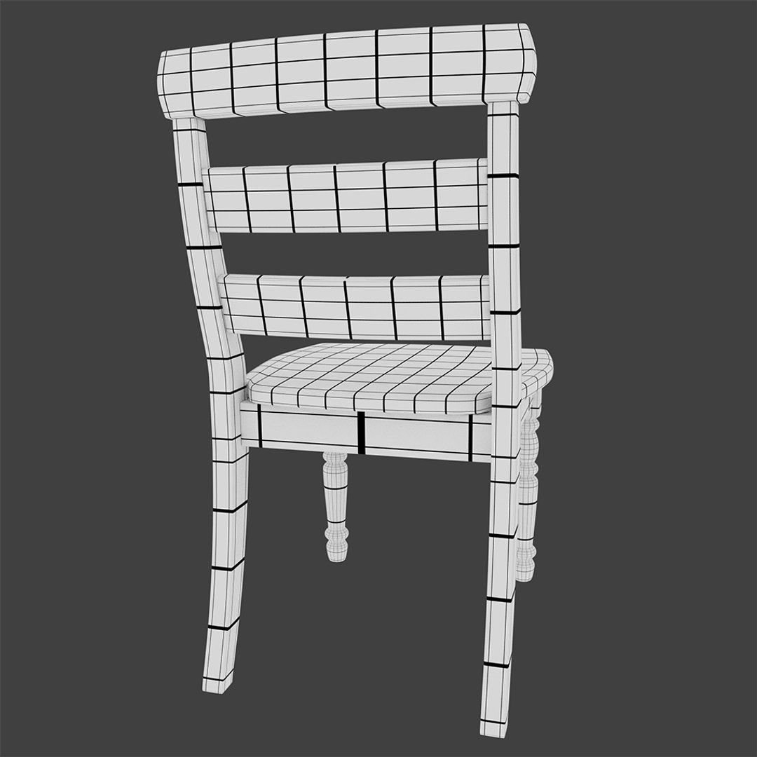 3d Dining Room Chair Model