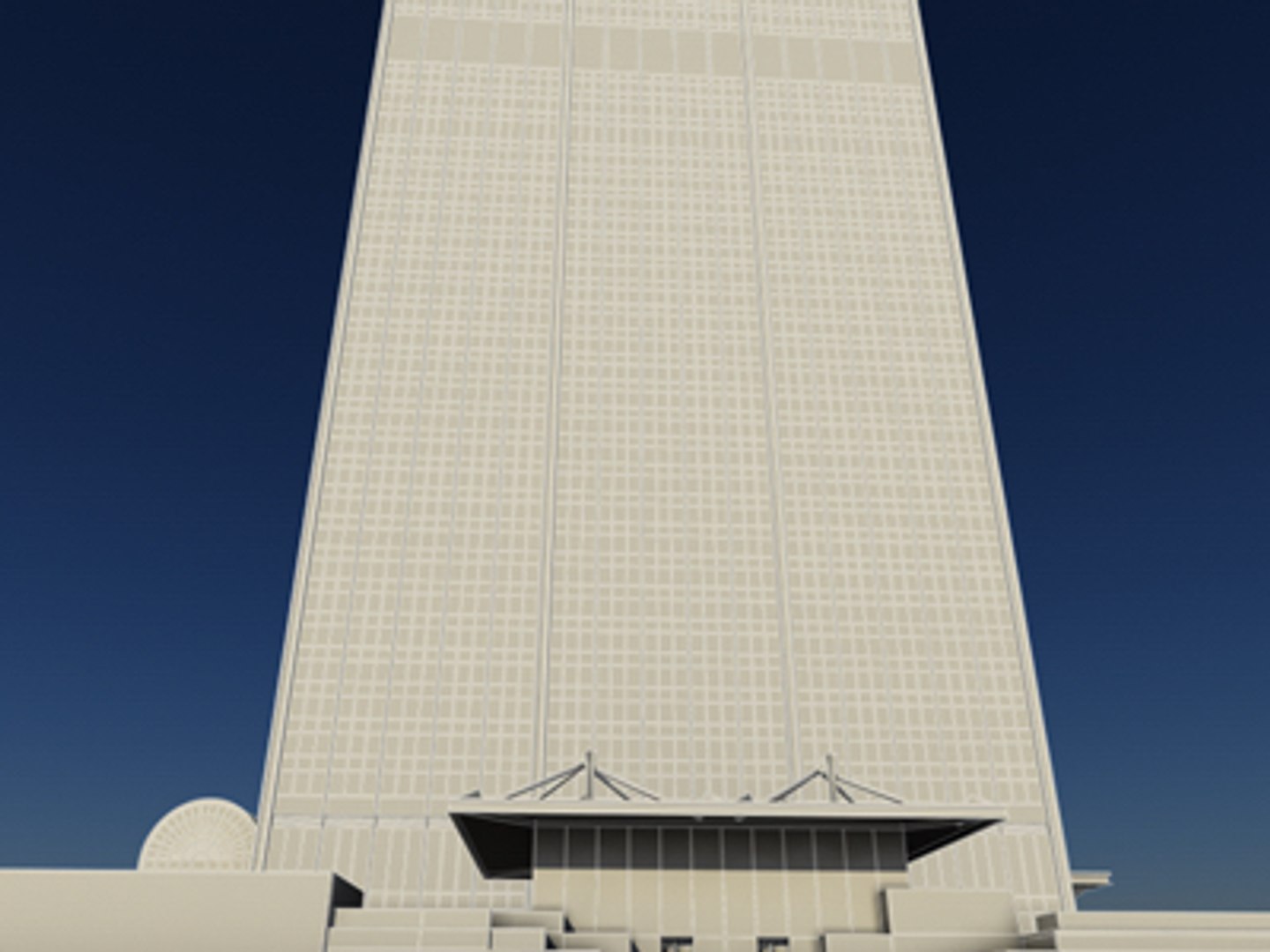 Sears Tower Building 3d Model