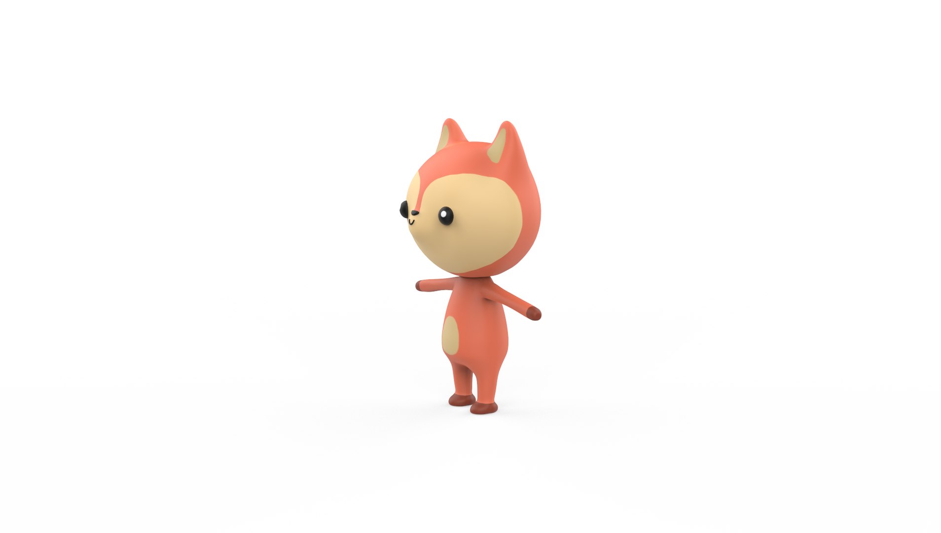 Stylized Character 001 Wolf 3D - TurboSquid 2171000