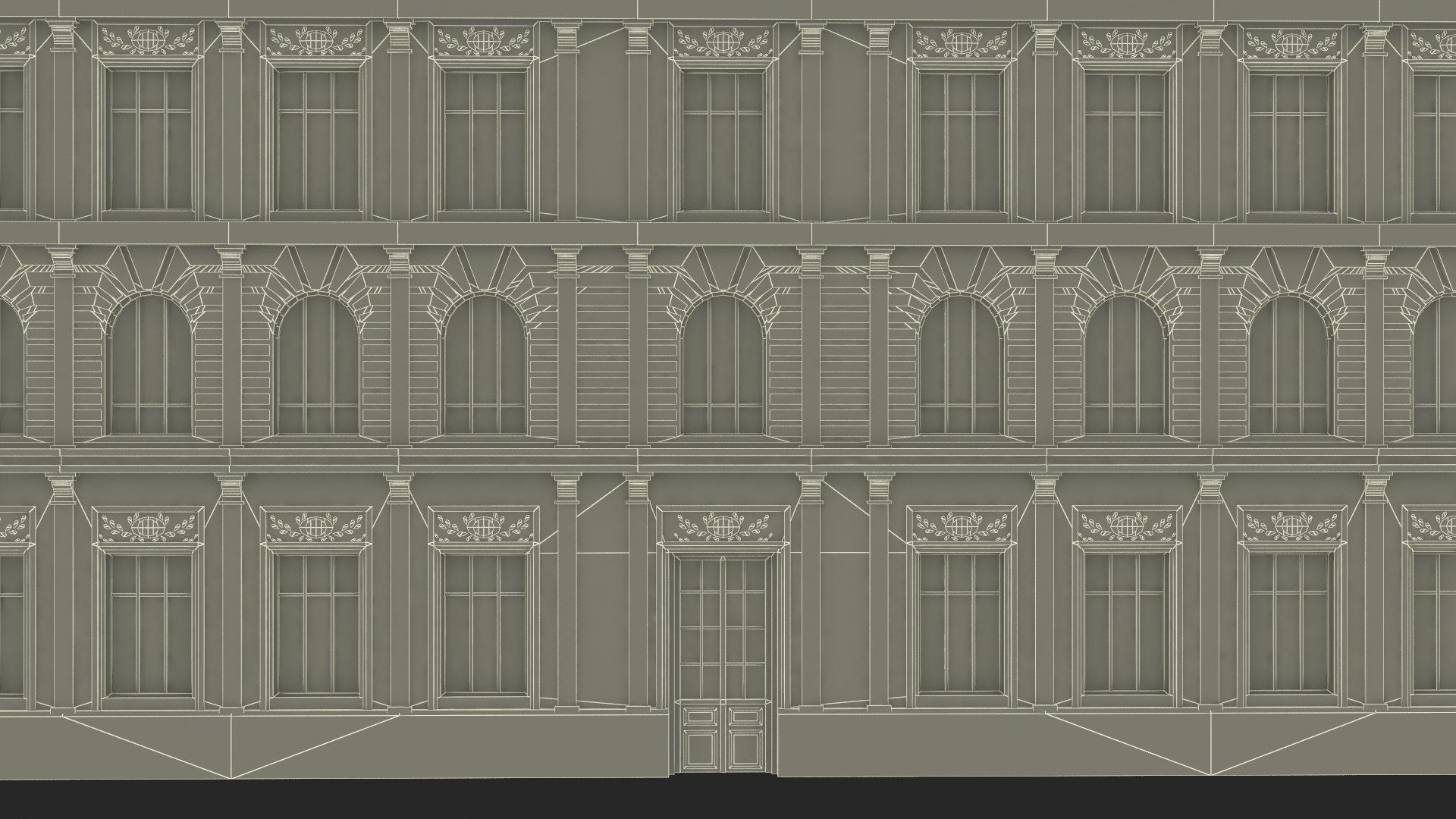 Paris Traditional Two Sided Building 3D - TurboSquid 2291200