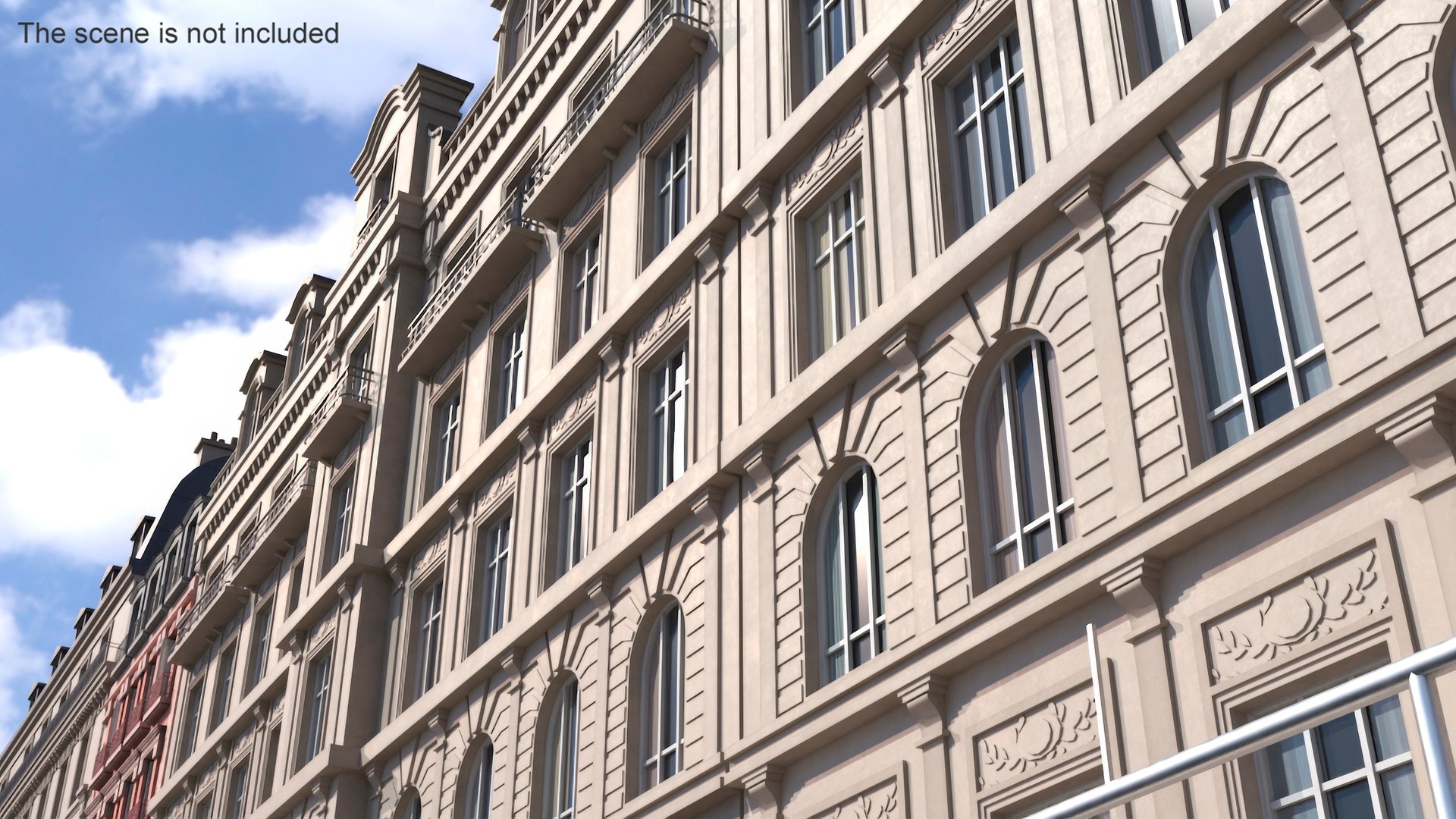 Paris Traditional Two Sided Building 3D - TurboSquid 2291200