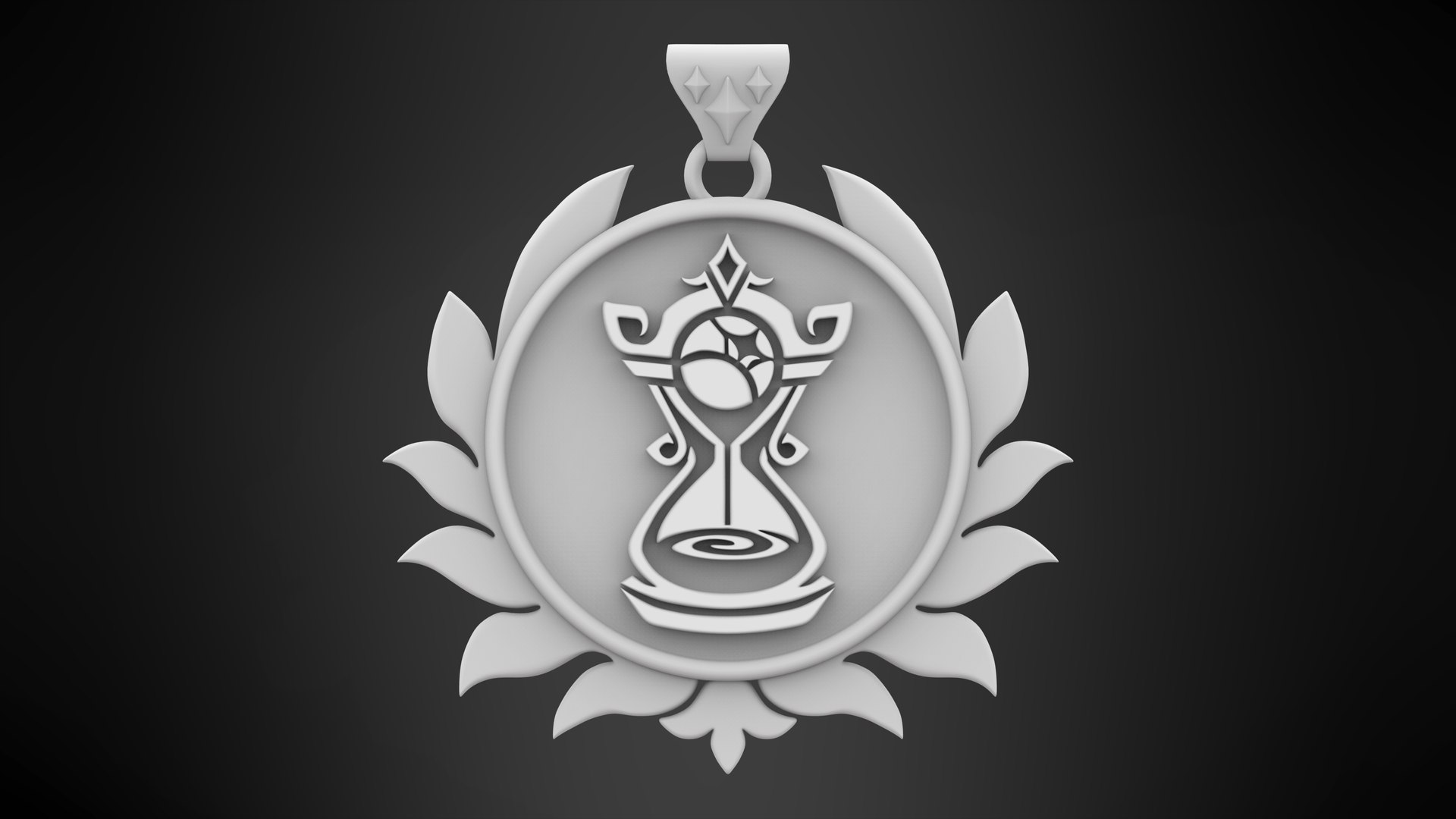 3D Tempus Fugit Pendant - TurboSquid 1962542