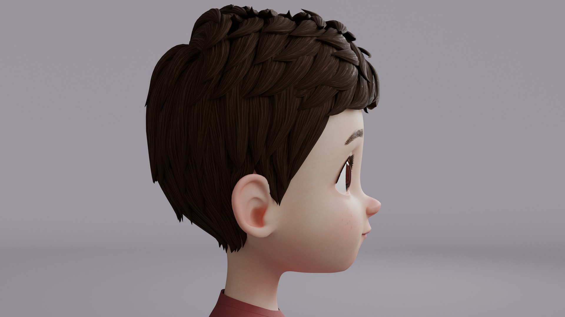 3D Cartoon Boy Rig Model - TurboSquid 2360125