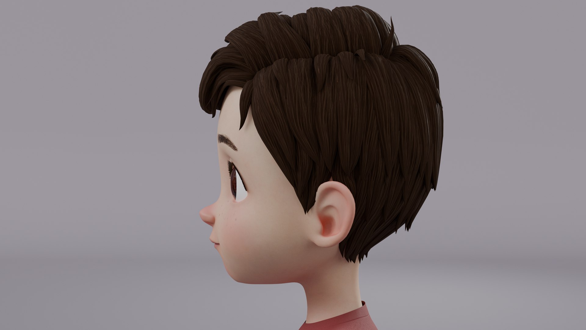3D Cartoon Boy Rig Model - TurboSquid 2360125