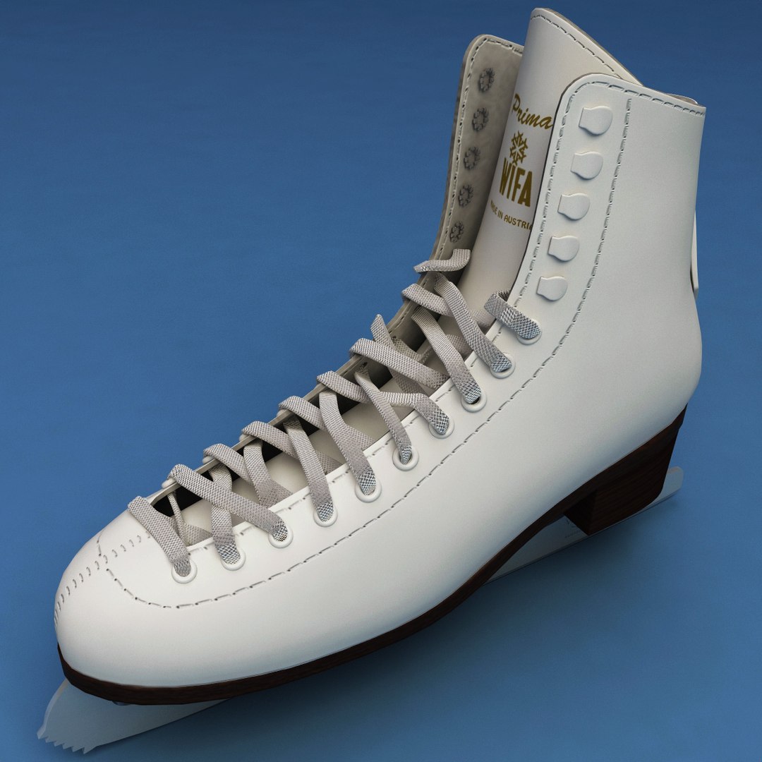 3d model of ice skates wifa prima