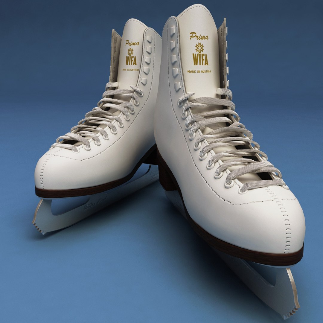 3d model of ice skates wifa prima